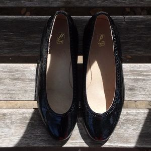 Shoes | Black Patent Leather Flats Made In Italy | Poshmark